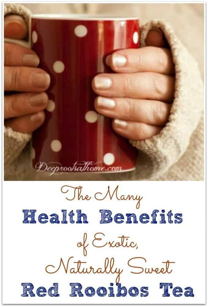 The Many Health Benefits Of Exotic, (Naturally Sweet) Red Rooibos Tea