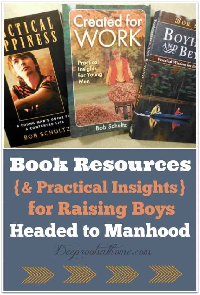Book Resources for Raising Boys Headed to Manhood
