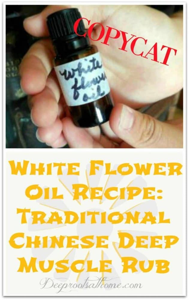 White Flower Oil Copycat Recipe: Traditional Chinese Deep Muscle Rub