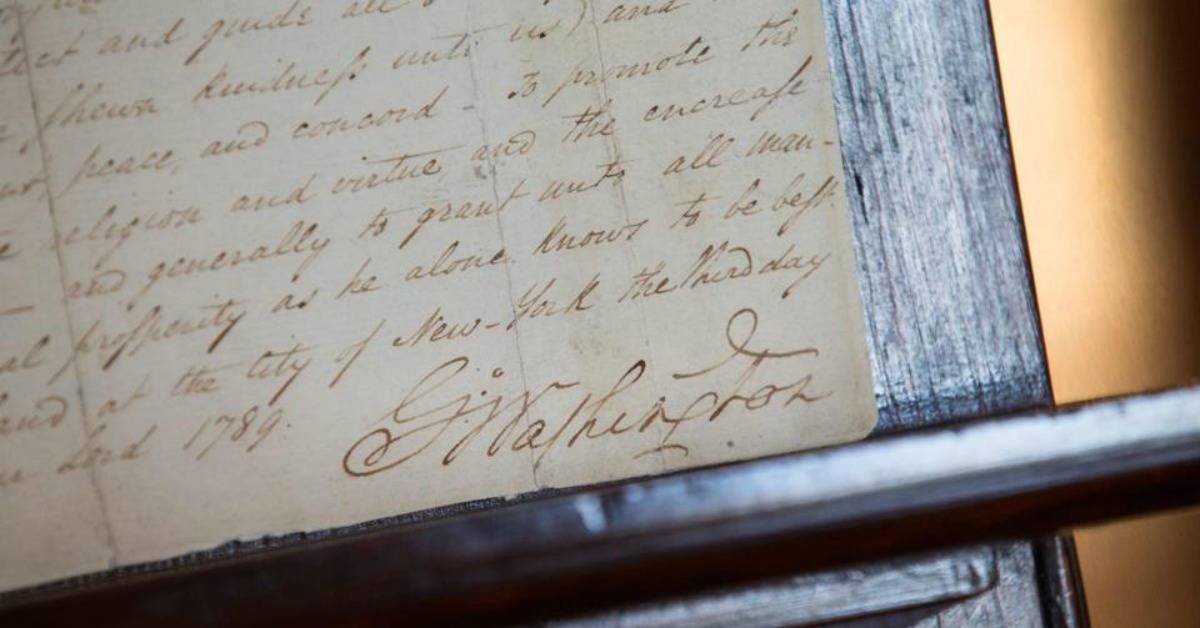 George Washington's First Thanksgiving Proclamation, 1789