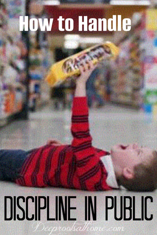 How to Handle Discipline in Public